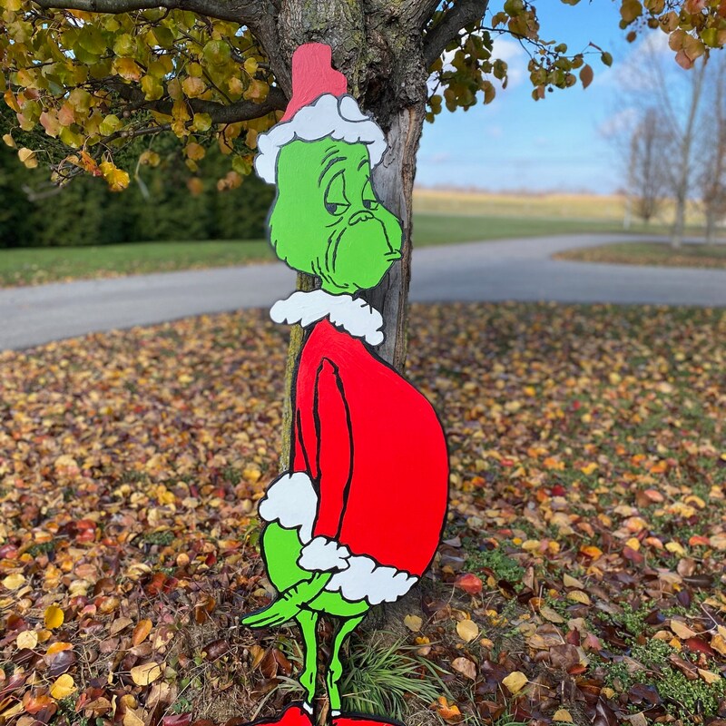 Grinch Cutout - Etsy