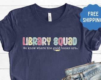 Library Para Shirt - Etsy