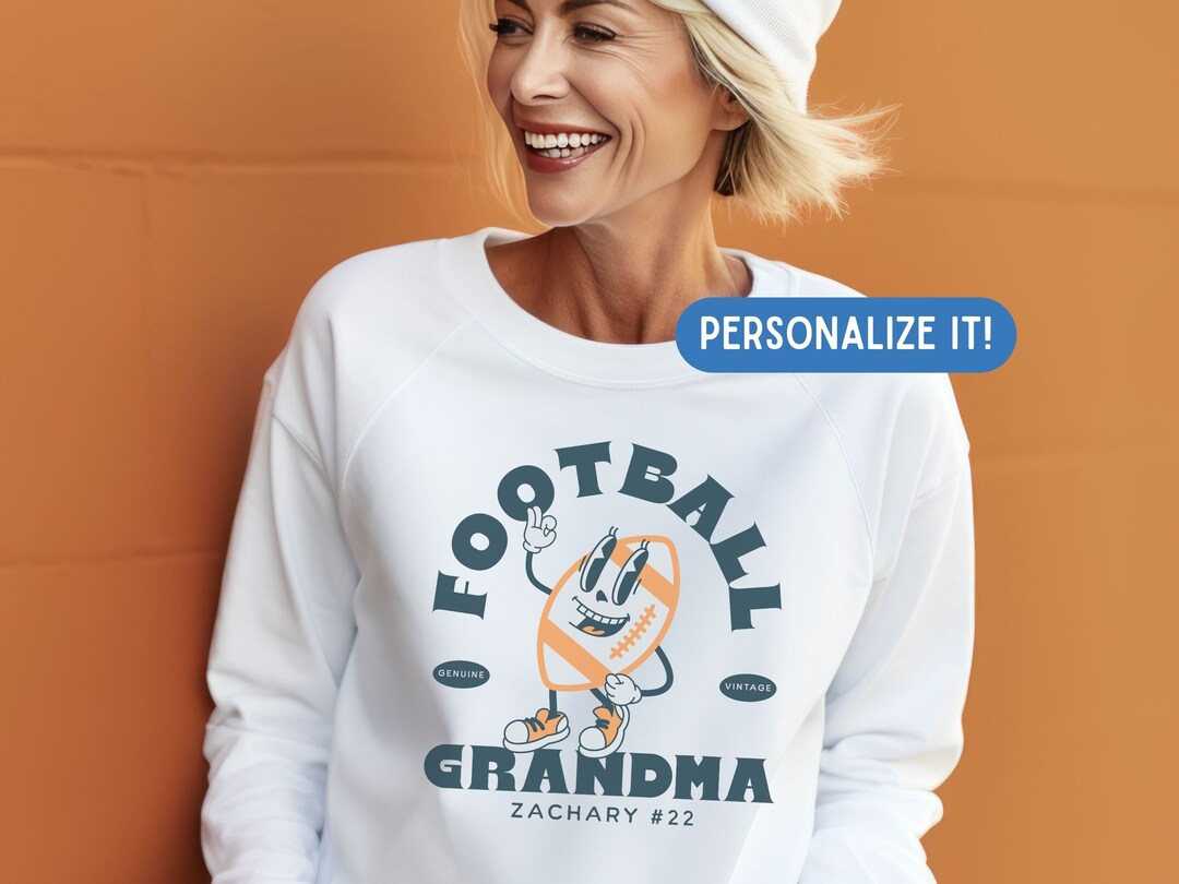 Football Grandma Retro Advertisement Sweatshirt, Gift for Football ...