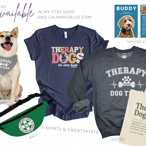 Personalized Therapy Dog Stickers: Custom Photo Roll Stickers - Etsy