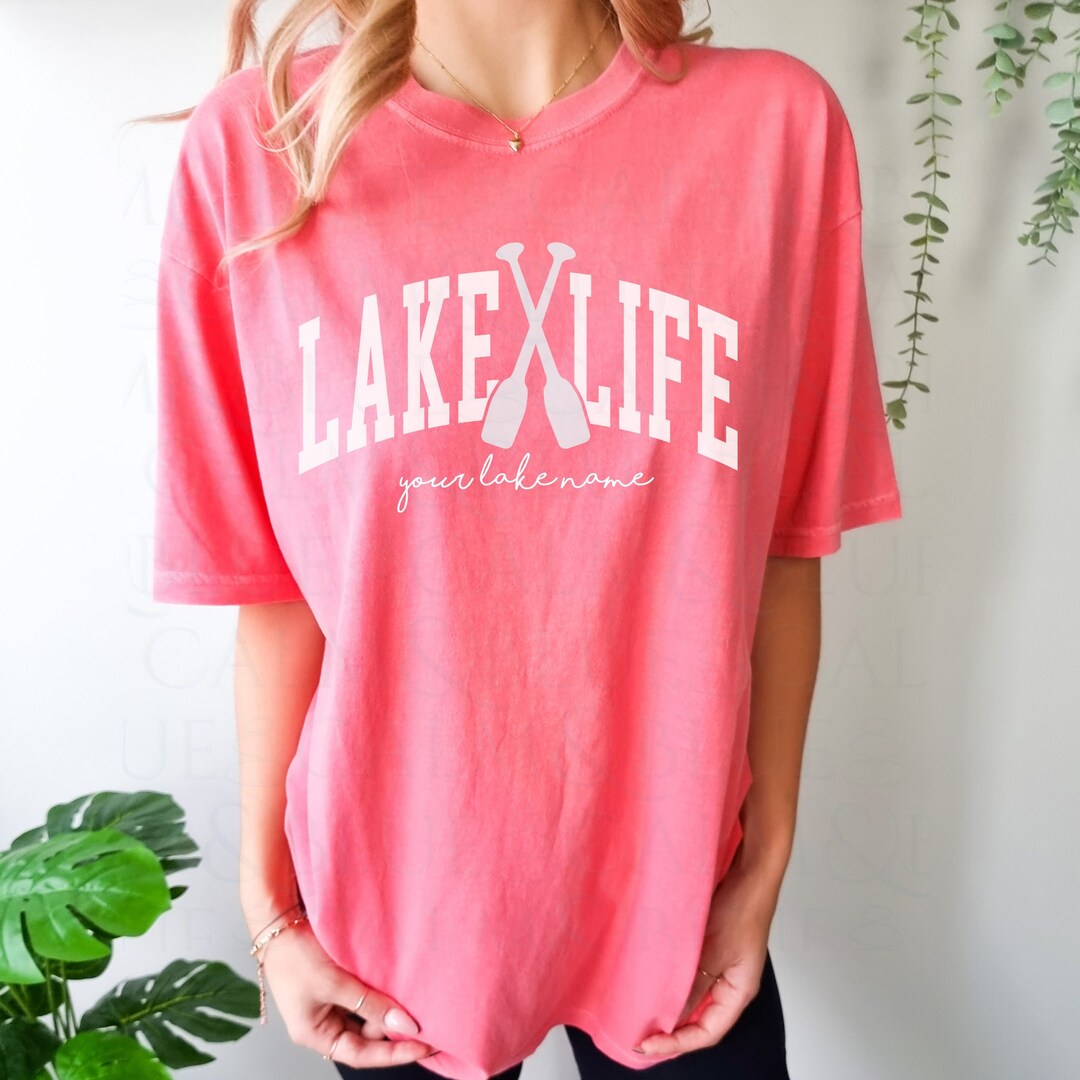 Lake Life Shirt, Lake Shirt, Personalized, Gift for Travel Lover, Gift for Adventurer, Vacation ...