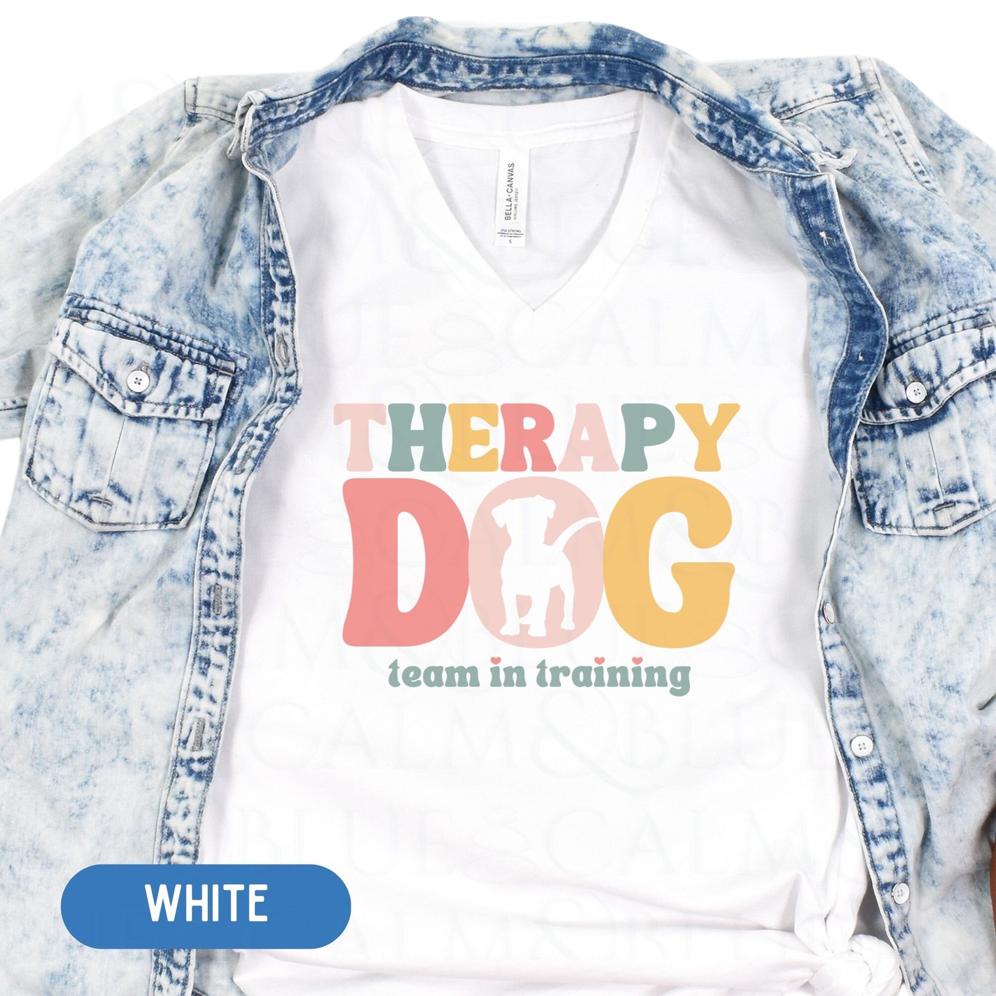 Therapy Dog in Training Shirt, Assistance Dog in Training, Dog T-shirt ...