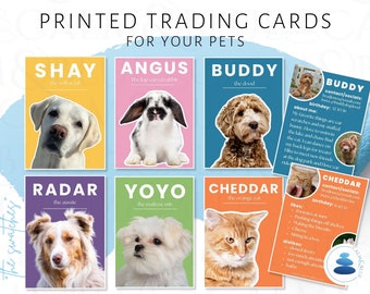 Dog Trading Card - Etsy