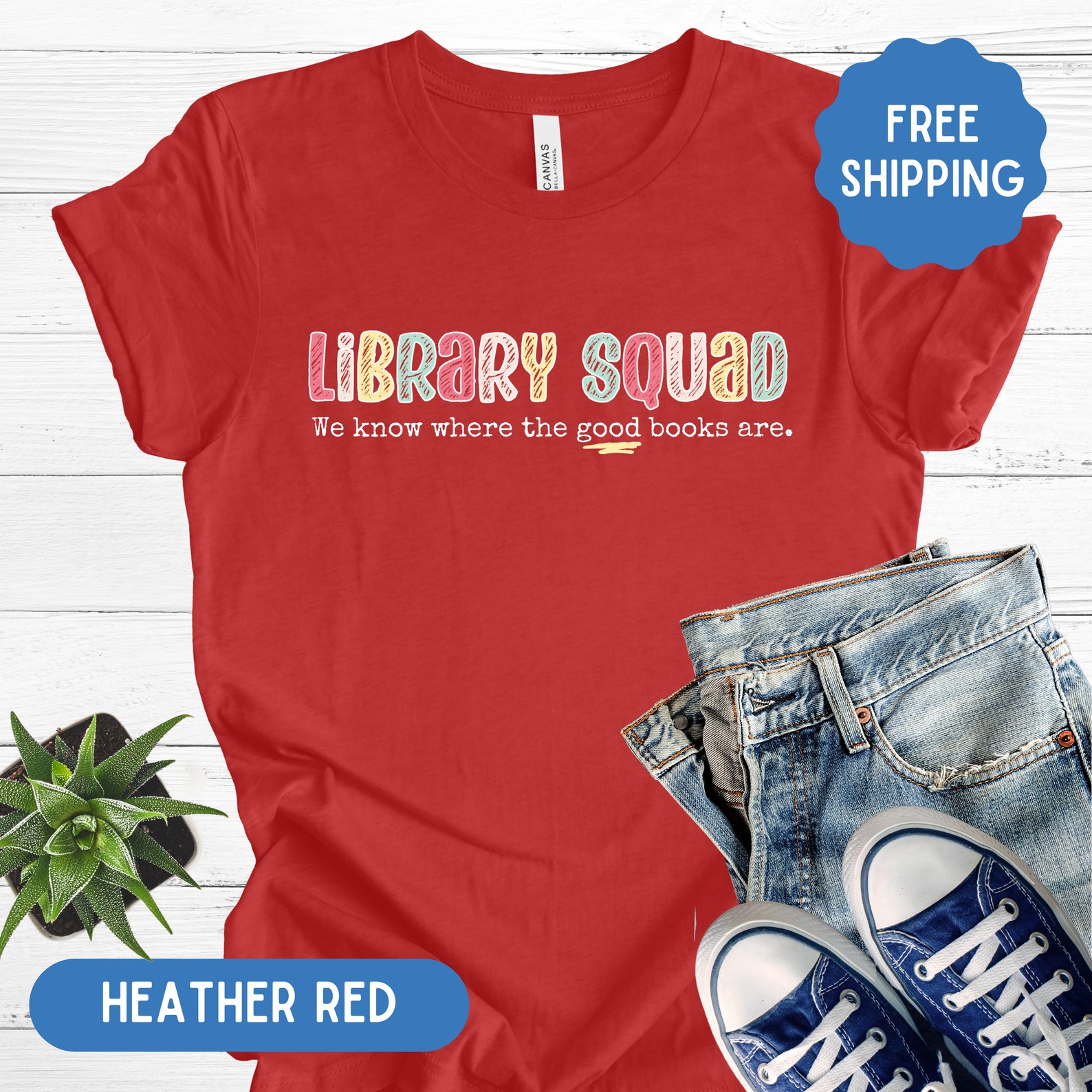 Librarian Shirt Library Para T-shirt Library Squad T-shirt - Etsy