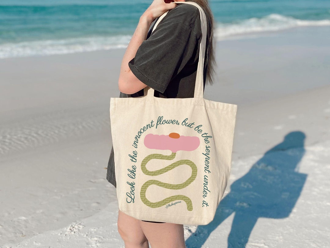 Resistance Tote, Look Like the Innocent Flower, Shakespeare, Macbeth ...