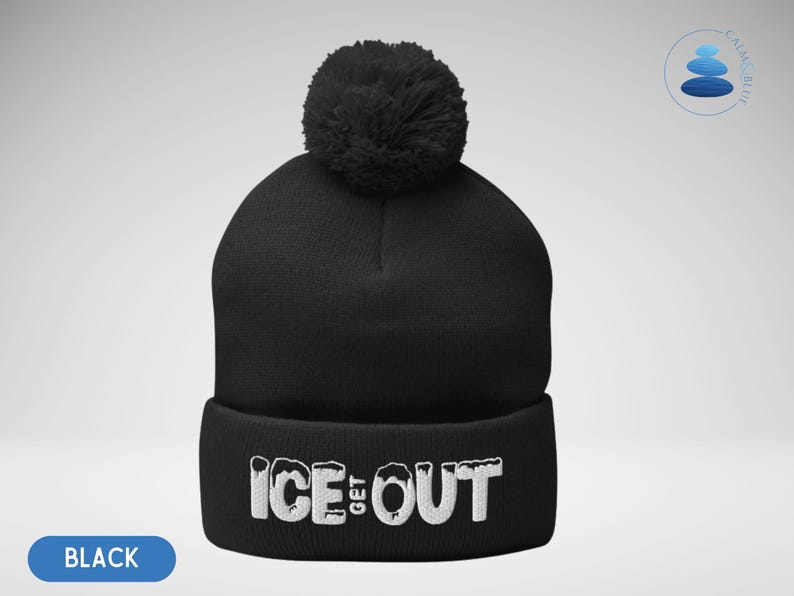 Anti-ice Hat, Ice Out Minnesota Protest, Winter Beanie, Embroidered ICE ...
