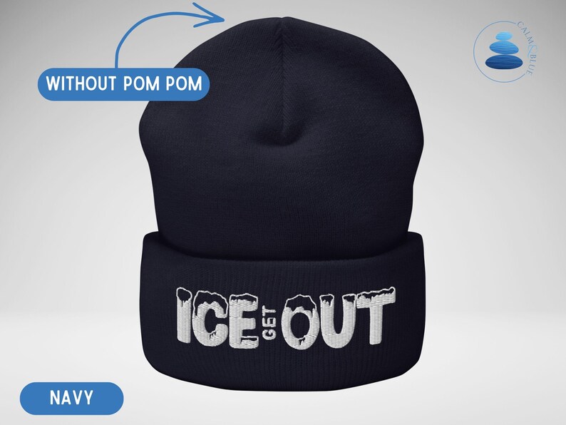 Anti-ice Hat, Ice Out Minnesota Protest, Winter Beanie, Embroidered ICE ...