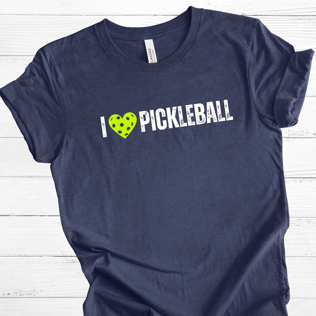 Pickleball Shirts, I Love Pickleball, Sports Shirt, Mens Tee, Funny ...