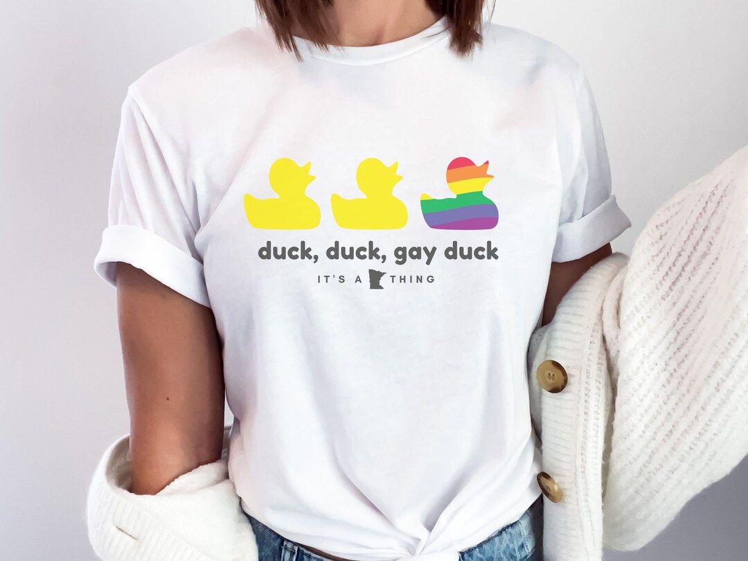 Camiseta del orgullo de Minnesota, pato pato gay, es una cosa de Minnesota, camiseta LGBTQ ...