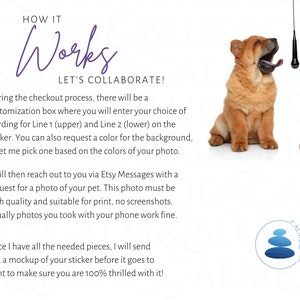 Personalized Therapy Dog Stickers: Custom Photo Roll Stickers - Etsy