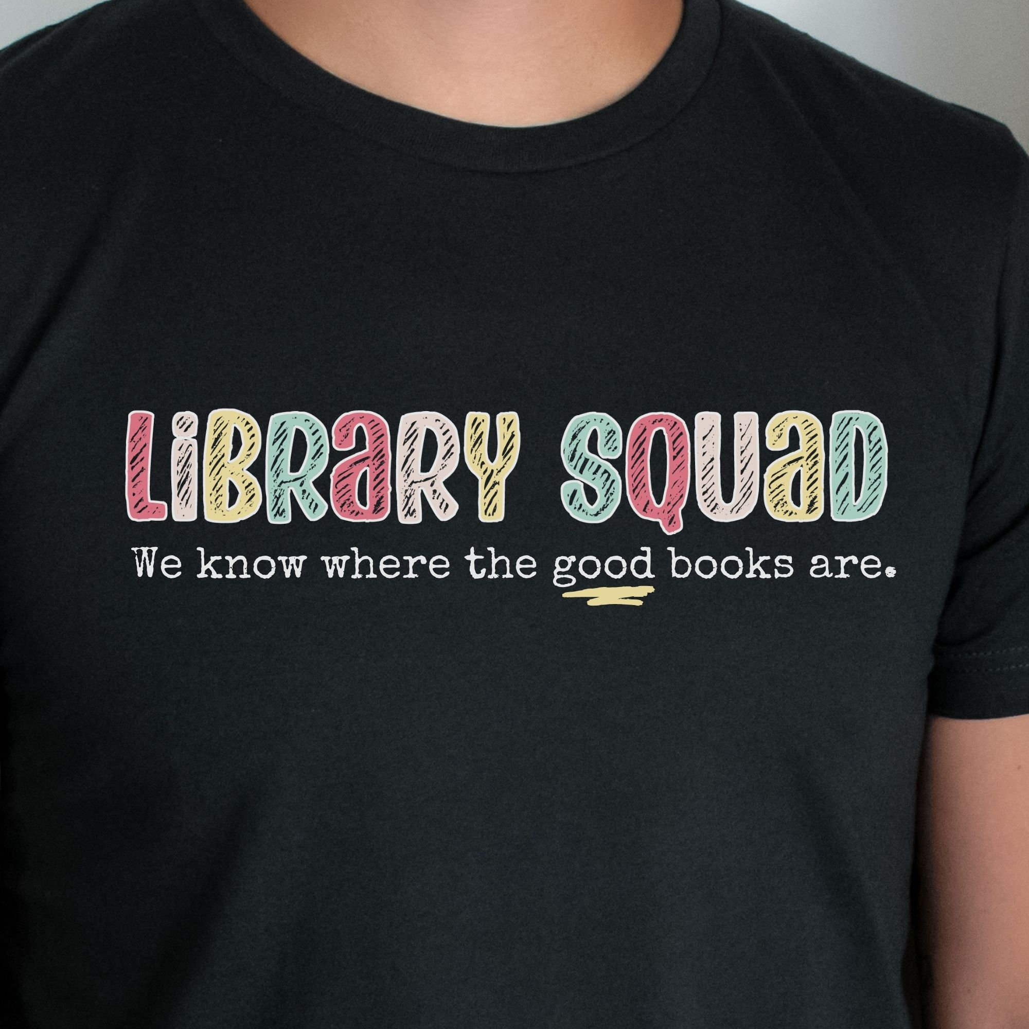 Librarian Shirt Library Para T-shirt Library Squad T-shirt - Etsy
