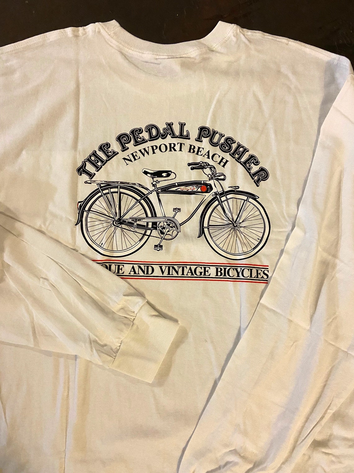 Long Sleeve White M-XL PEDAL PUSHER T-shirt Men's - Etsy