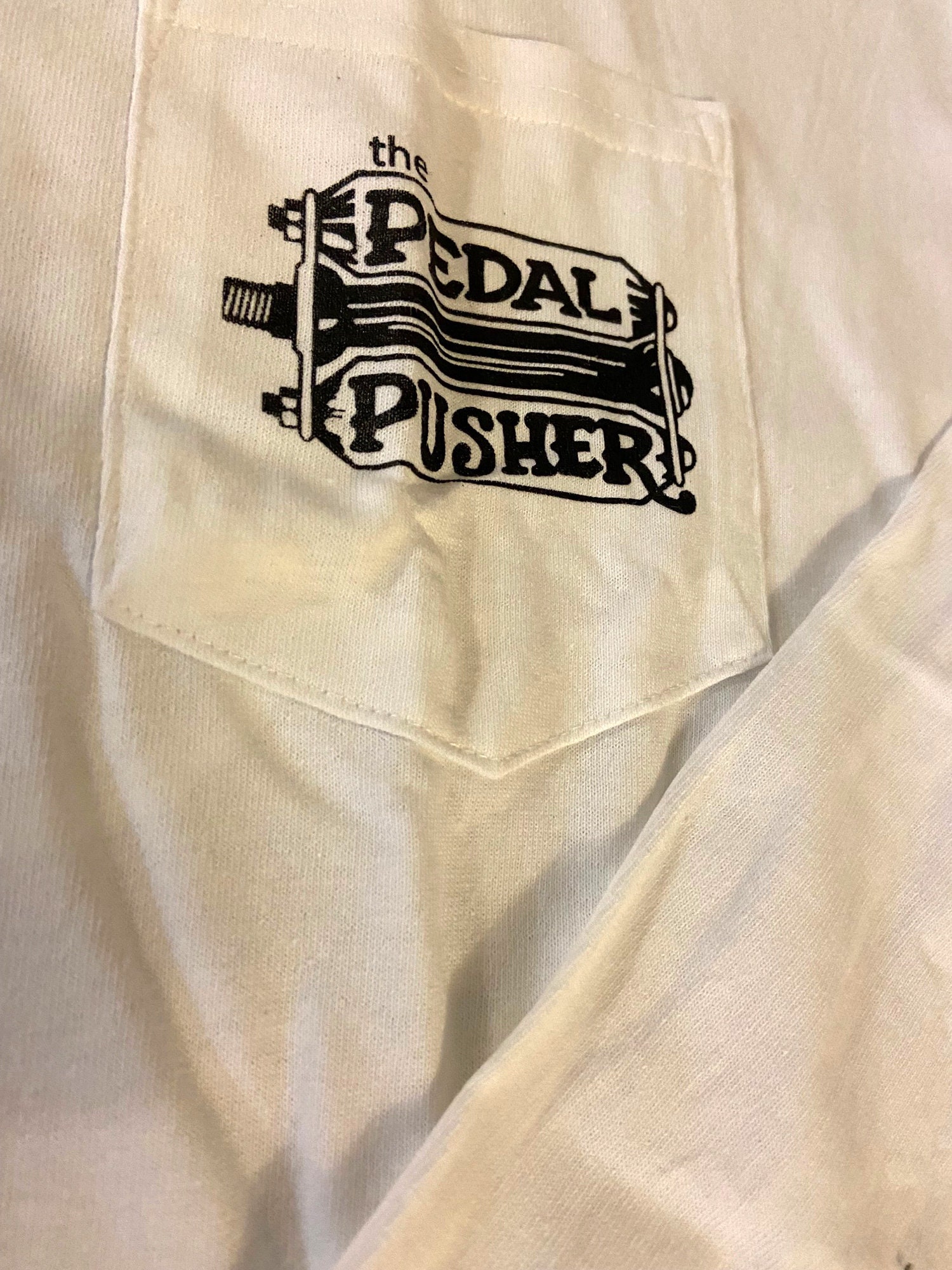 Long Sleeve White M-XL PEDAL PUSHER T-shirt Men's - Etsy