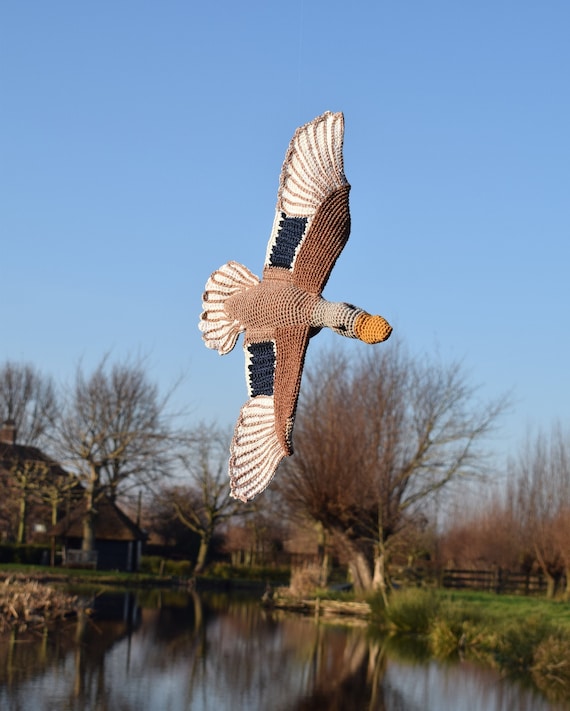 Wild Duck Crochet Pattern Haakpatroon Wilde Eend - Etsy
