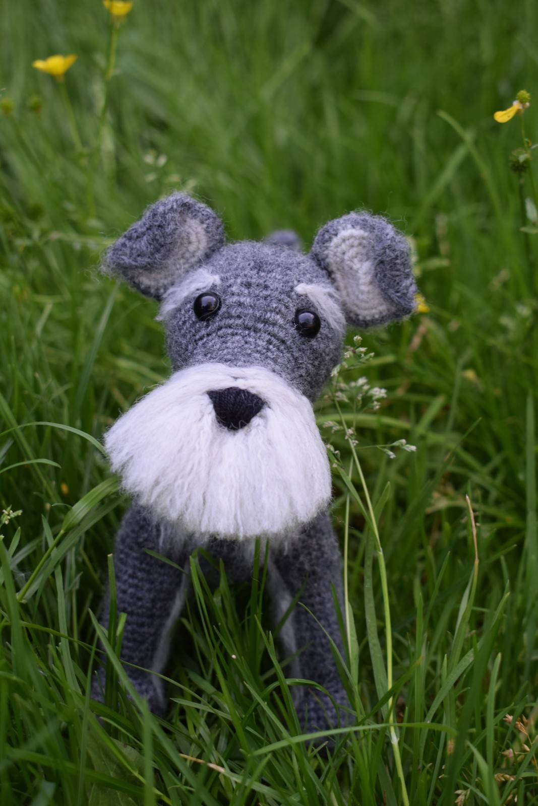 Schnauzer Haakpatroon Crochet Pattern Schnauzer Crochet - Etsy
