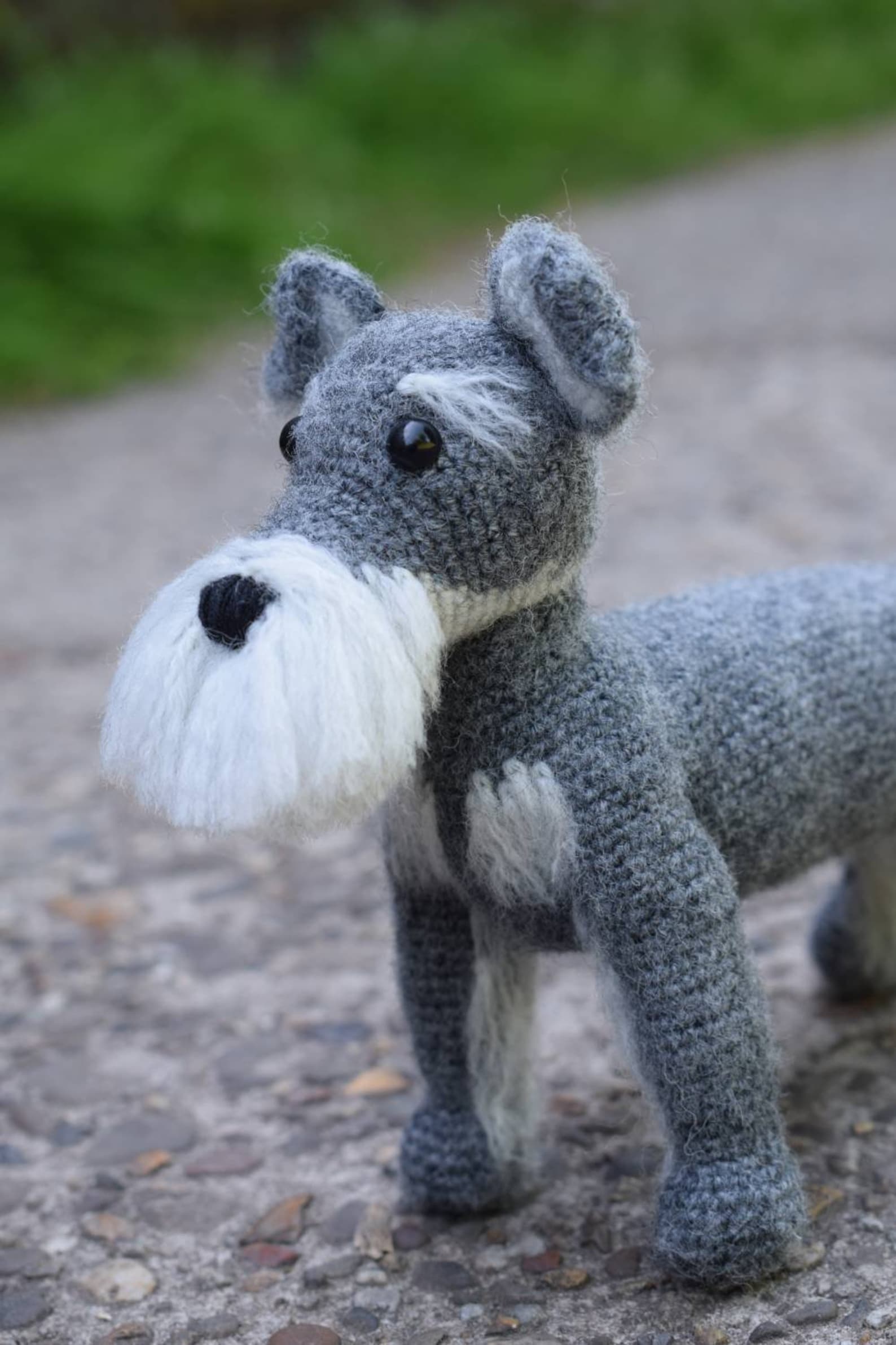 Schnauzer Haakpatroon Crochet Pattern Schnauzer Crochet - Etsy