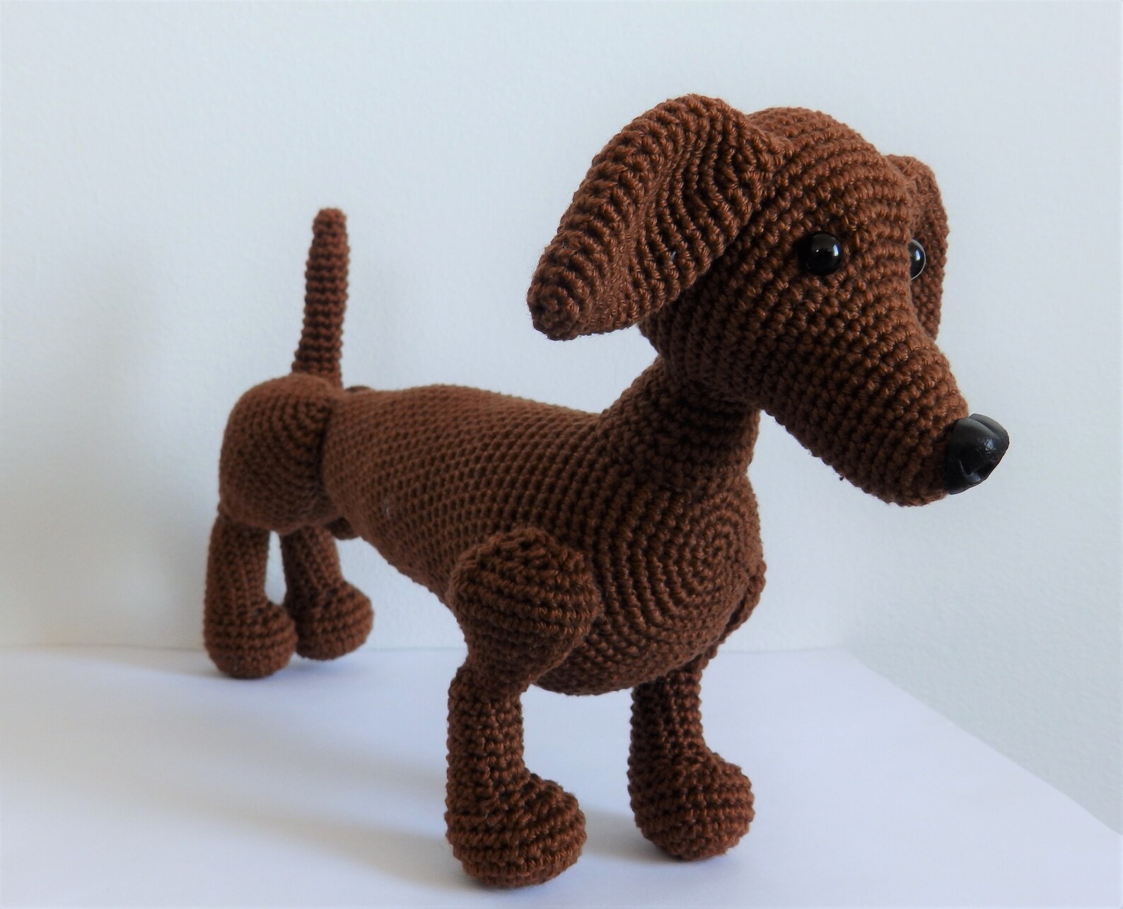 Pattern Dachshund | Haakpatroon Teckel | Tekkel | Crochet dog | Hond ...