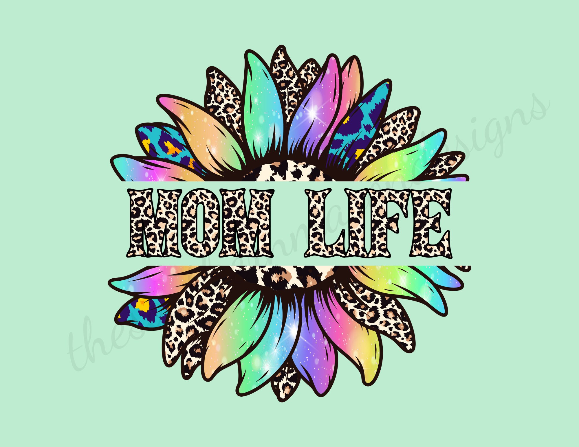 Mom Life Tumbler Wrap/fall/sunflower PNG ONLY - Etsy