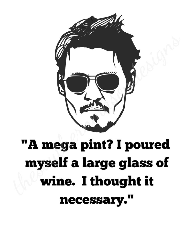 Johnny Depp Mega Pint Png Etsy