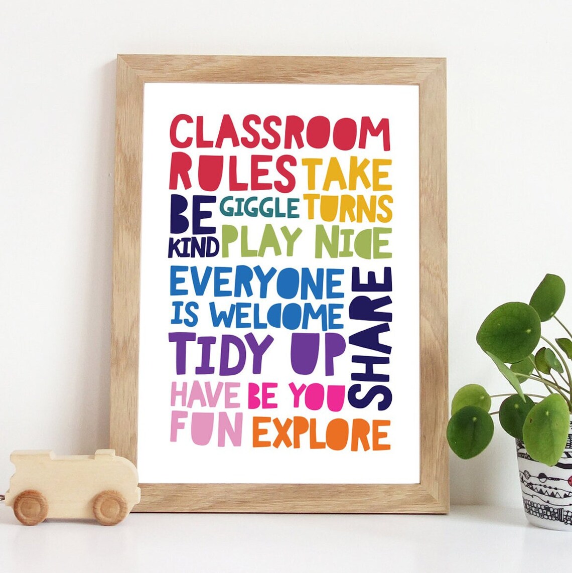 Classroom Rules Poster Educational Learning Poster School - Etsy