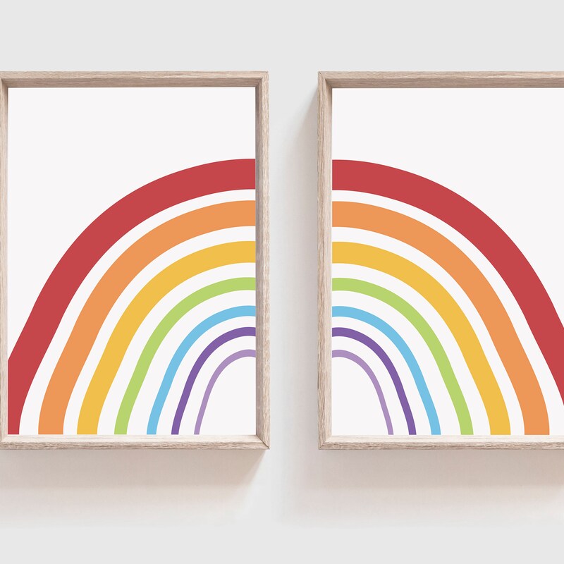 Rainbow Print - Etsy