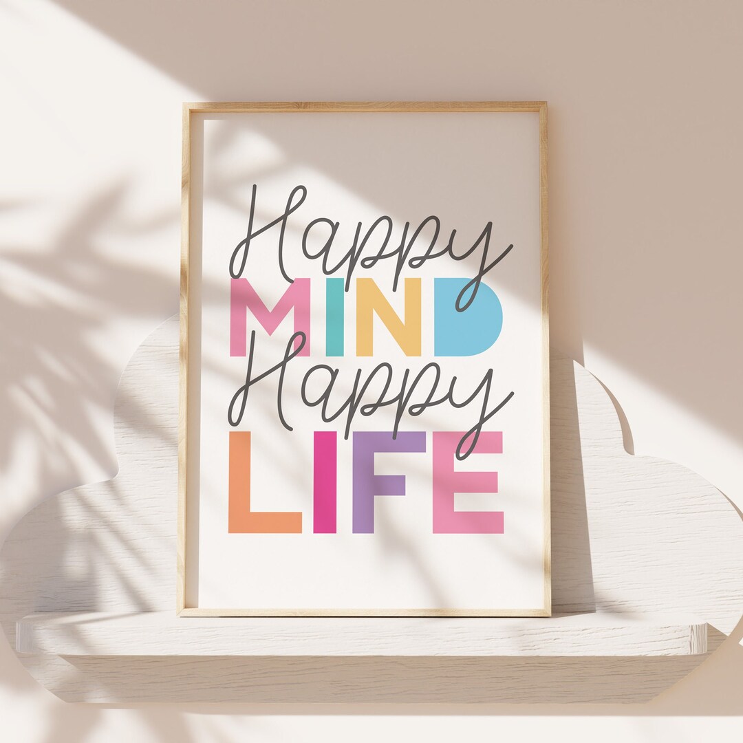 Girls Bedroom Prints, Girls Bedroom Decor, Girls Wall Art, Positive ...