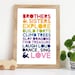 Siblings Prints, Brother Sister Prints, Big Bro Lil Sis, Big Sis Lil ...