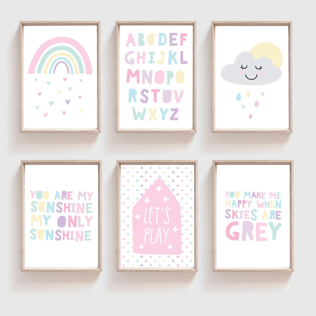 You Are My Sunshine Print, You Are My Sunshine Wall Art, Nursery Wall ...