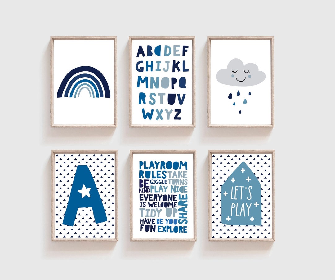 Boys Bedroom Decor, Boys Nursery Decor, Boys Bedroom Prints, Playroom ...