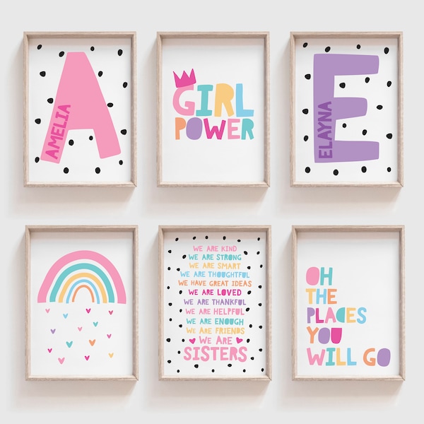 Girls Bedroom Prints - Etsy
