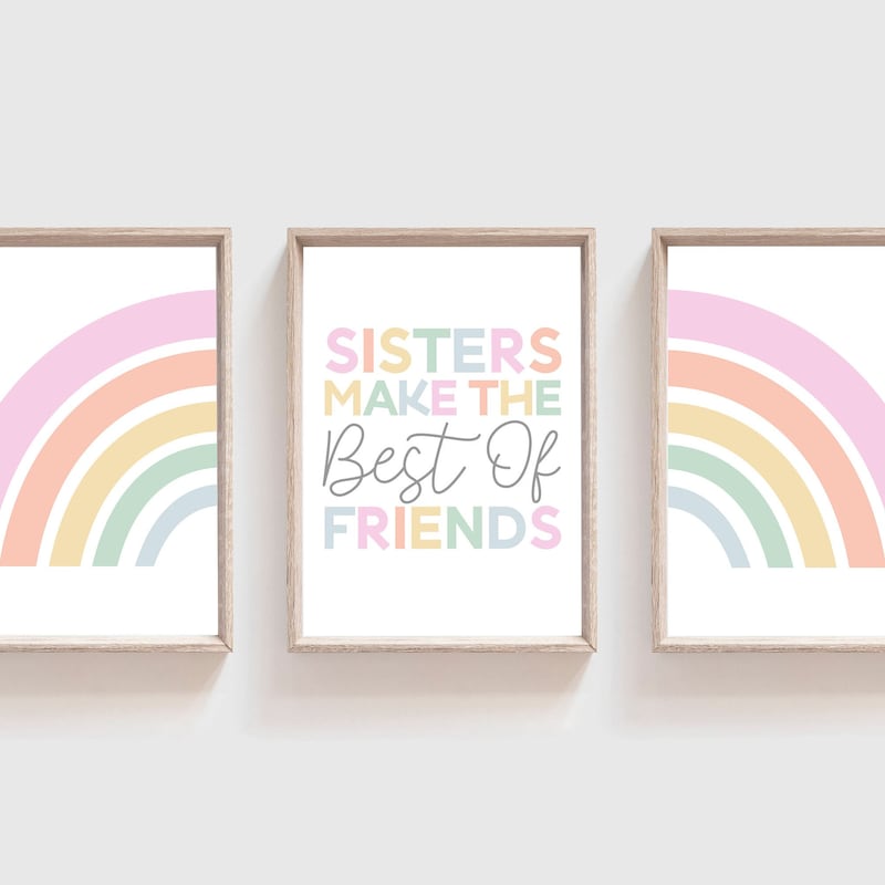 Sisters Wall Art - Etsy