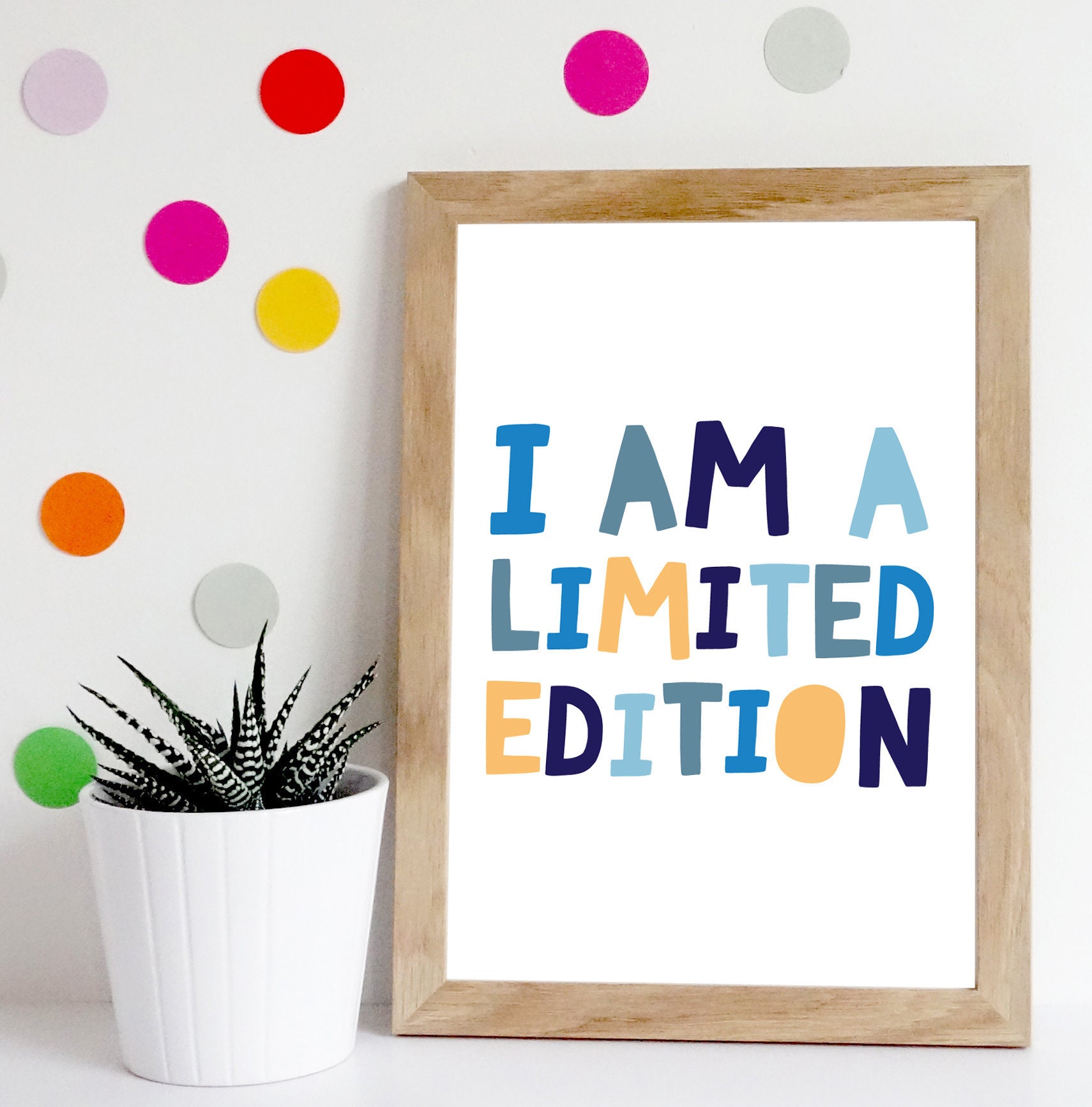 I Am A Limited Edition Print Boys Bedroom Prints Boys | Etsy