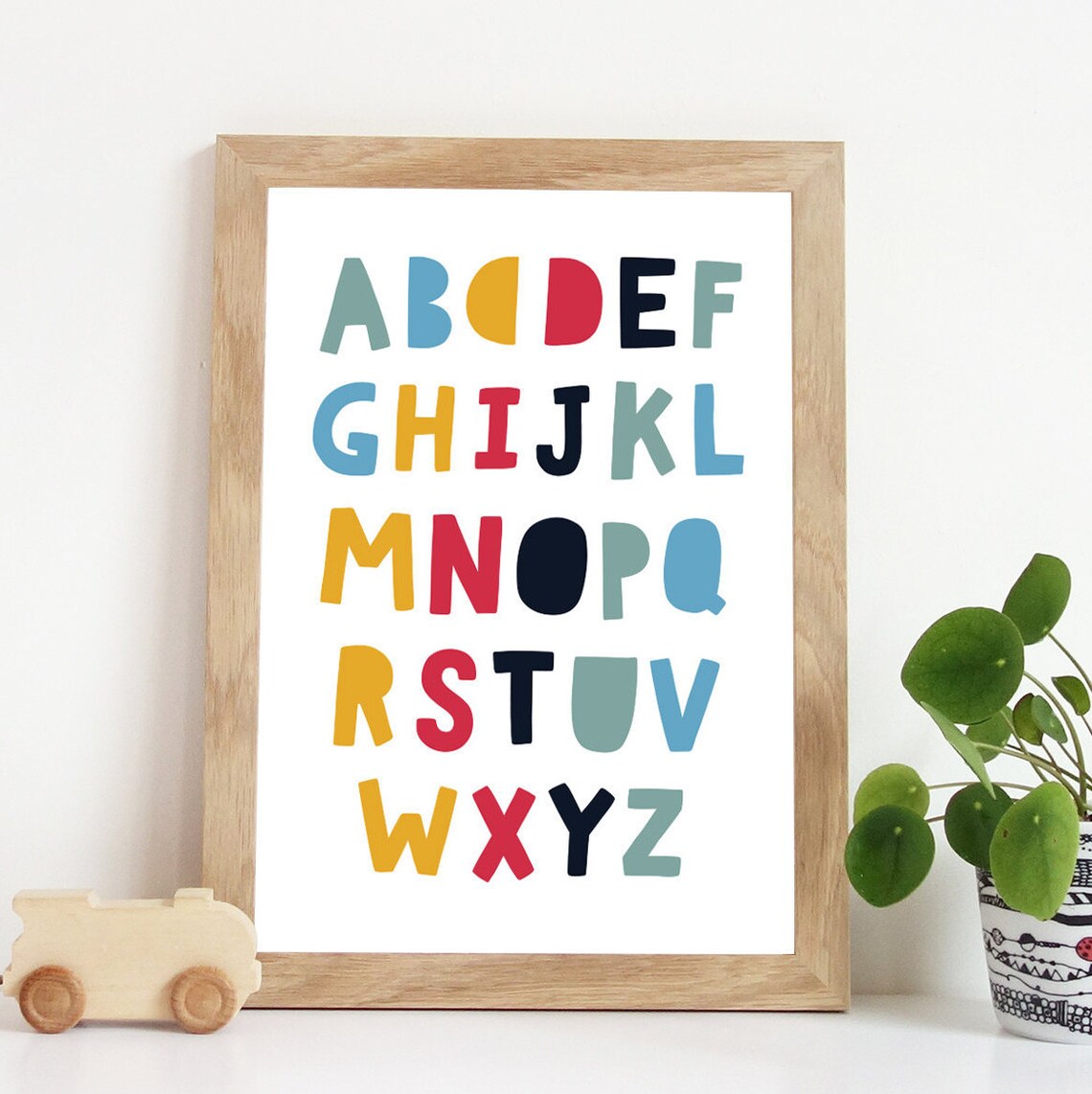 Alphabet Prints, Boys Nursery Prints, ABC Prints, Educational Prints ...