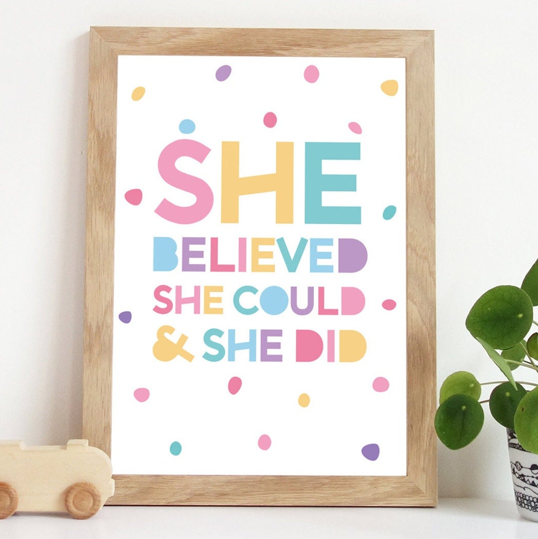 Girls Bedroom Prints, Girls Bedroom Decor, Girls Wall Art ...