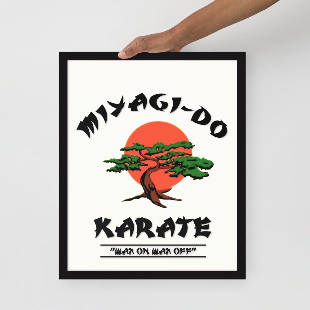 Miyagi Do Print Karate Kid Print Miyago Do Poster Wax on - Etsy