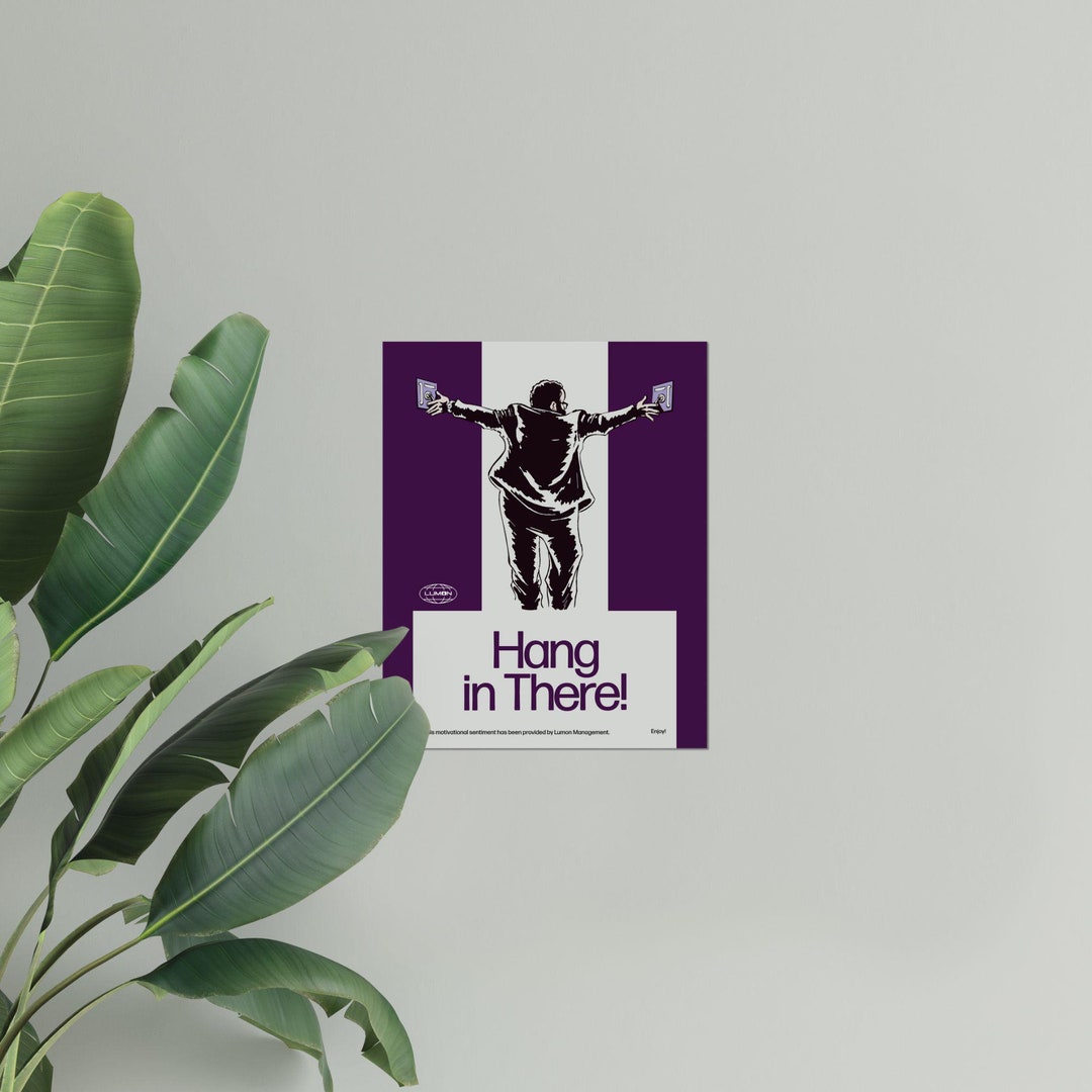 Severance Poster, Hang in There Poster, Lumon Industries, Gift for Men ...