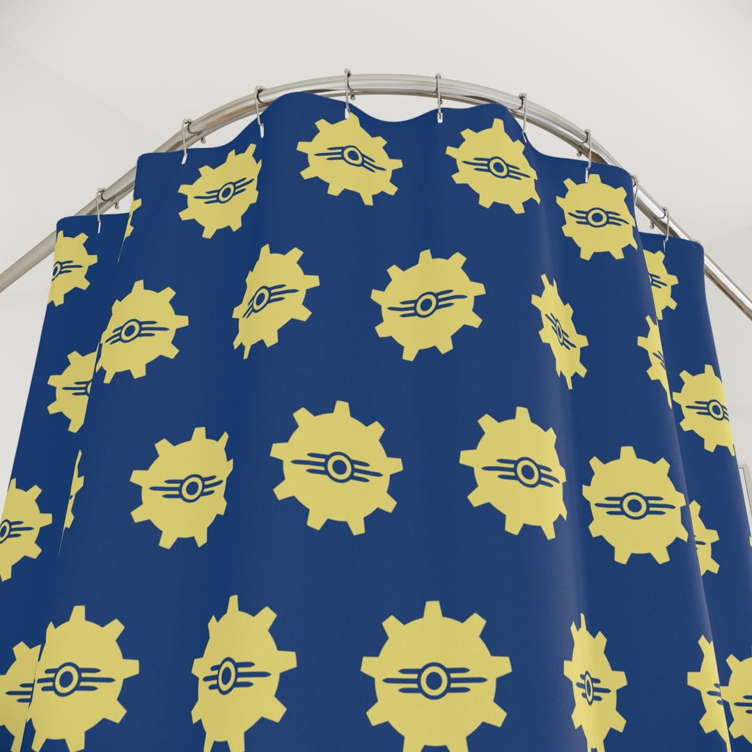 Fallout Vault Tec Shower Curtain, Vault Tec Shower, Fallout Vault-tec ...