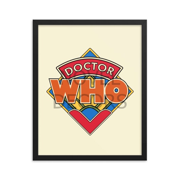 Doctor Who Poster - Etsy