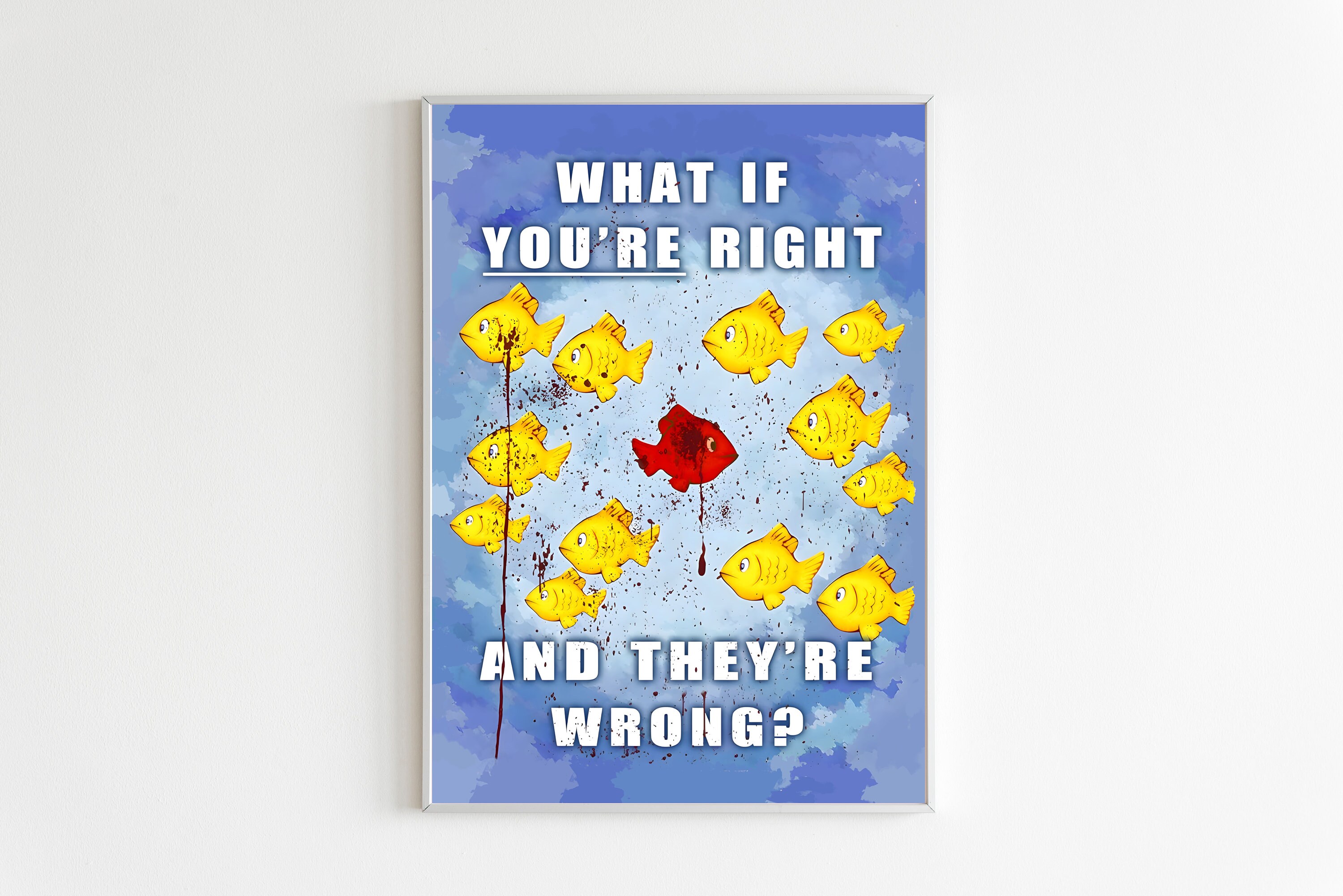 Fargo Fish Poster