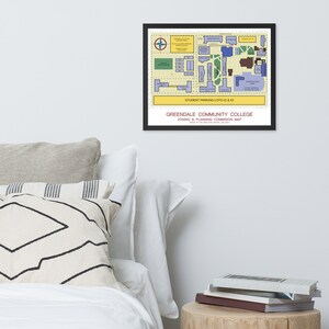 Community Tv Show Poster, Greendale Community College Map, Greendale ...