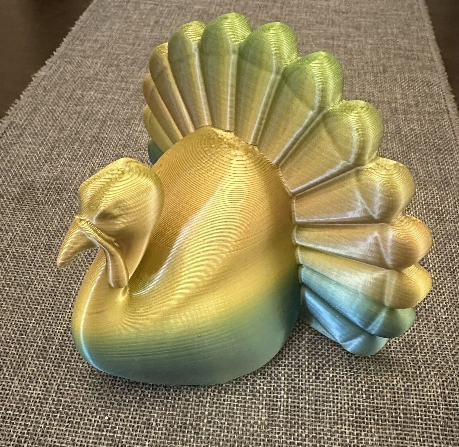 3D Printed Tabletop Turkey, Table Decoration - Etsy