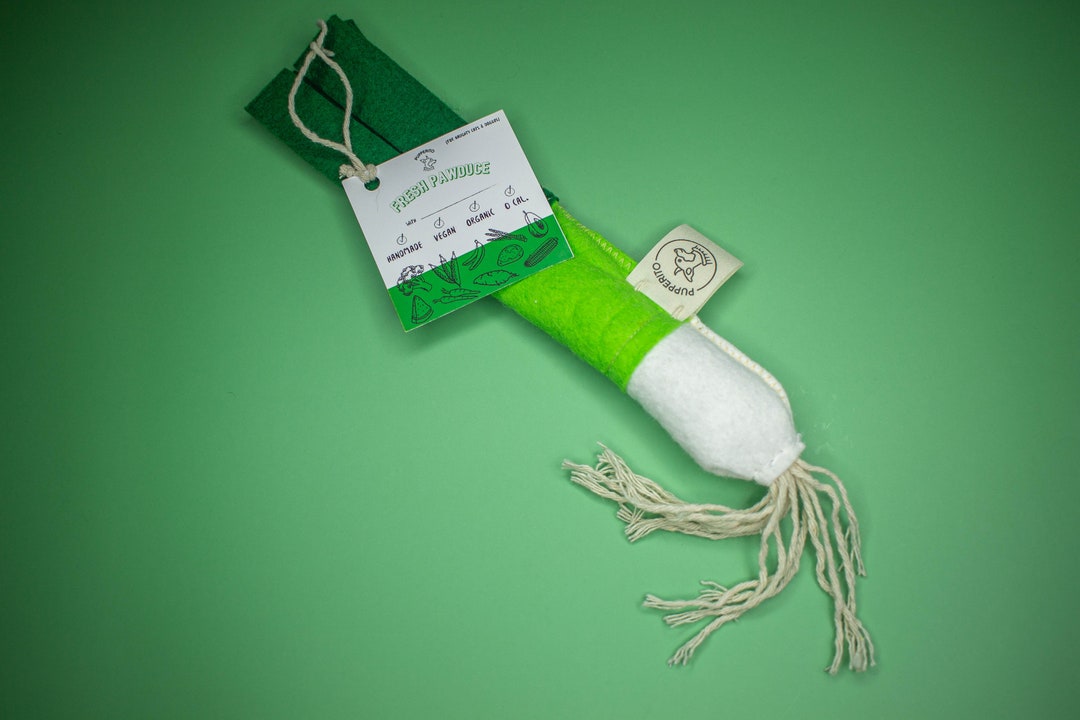 Felt Leek Catnip Toy Felt Leek Cat Kicker Stuffed Cat Toy - Etsy