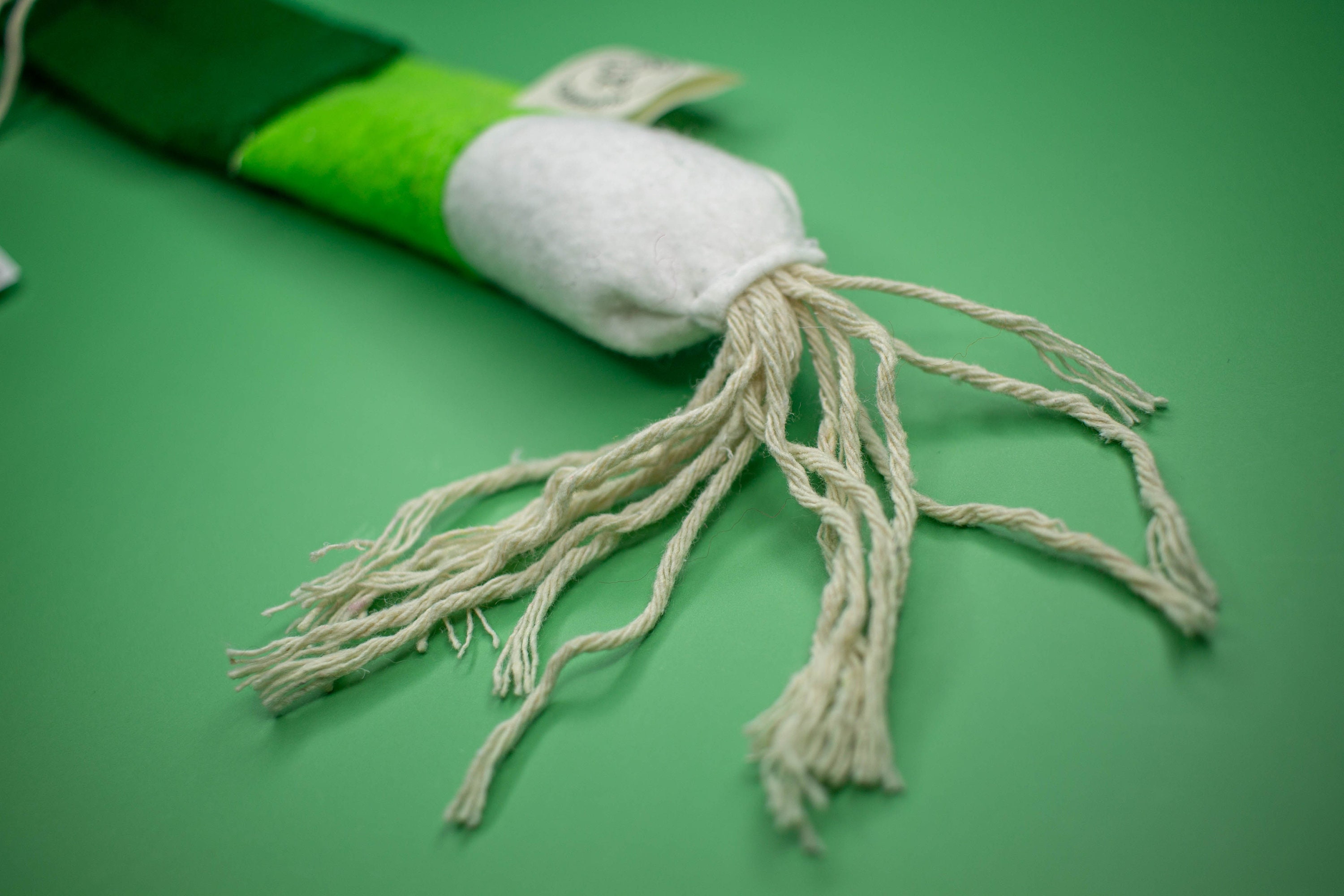 Felt Leek Catnip Toy - Felt Leek Cat Kicker - Stuffed Cat Toy - Felt ...
