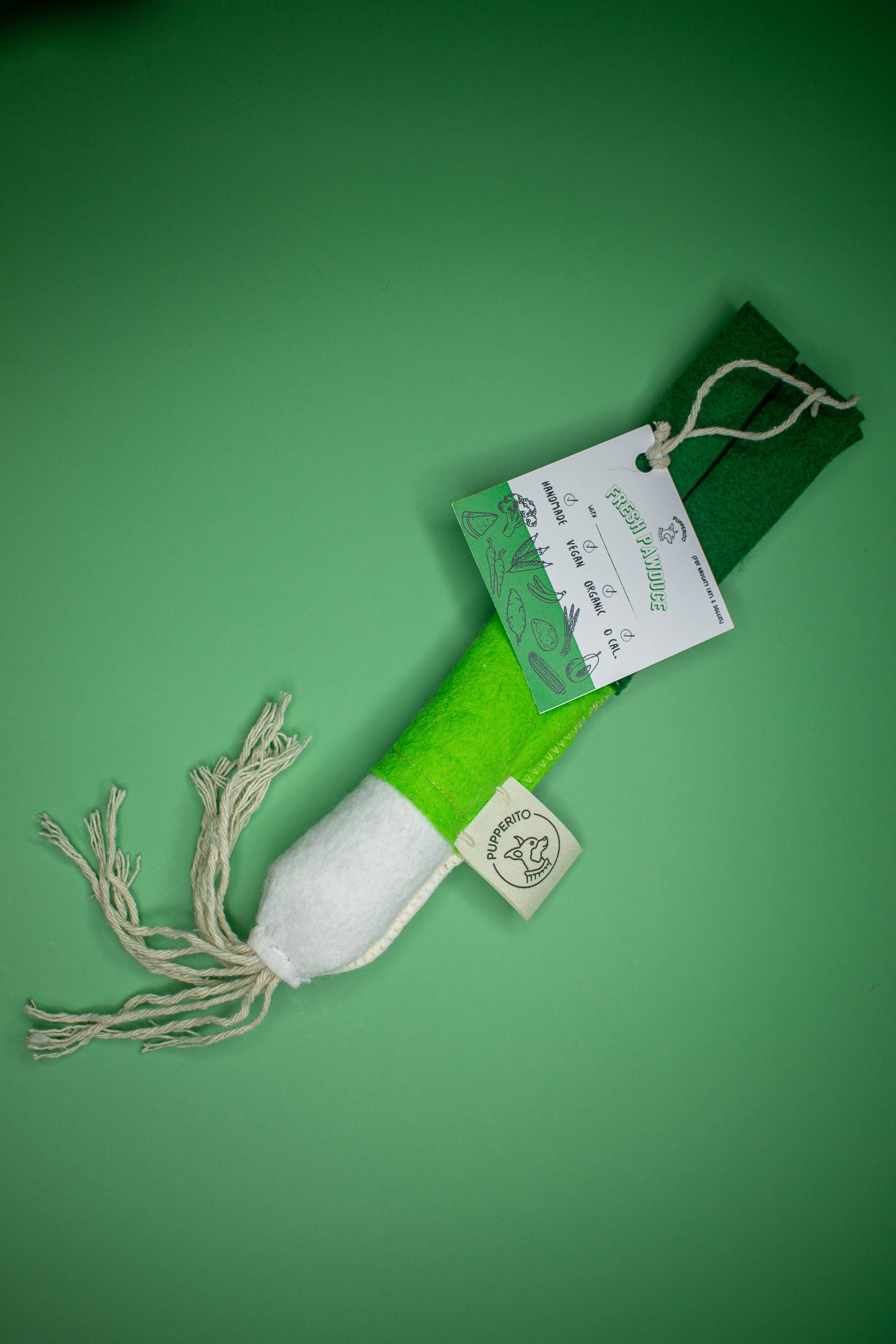 Felt Leek Catnip Toy - Felt Leek Cat Kicker - Stuffed Cat Toy - Felt ...