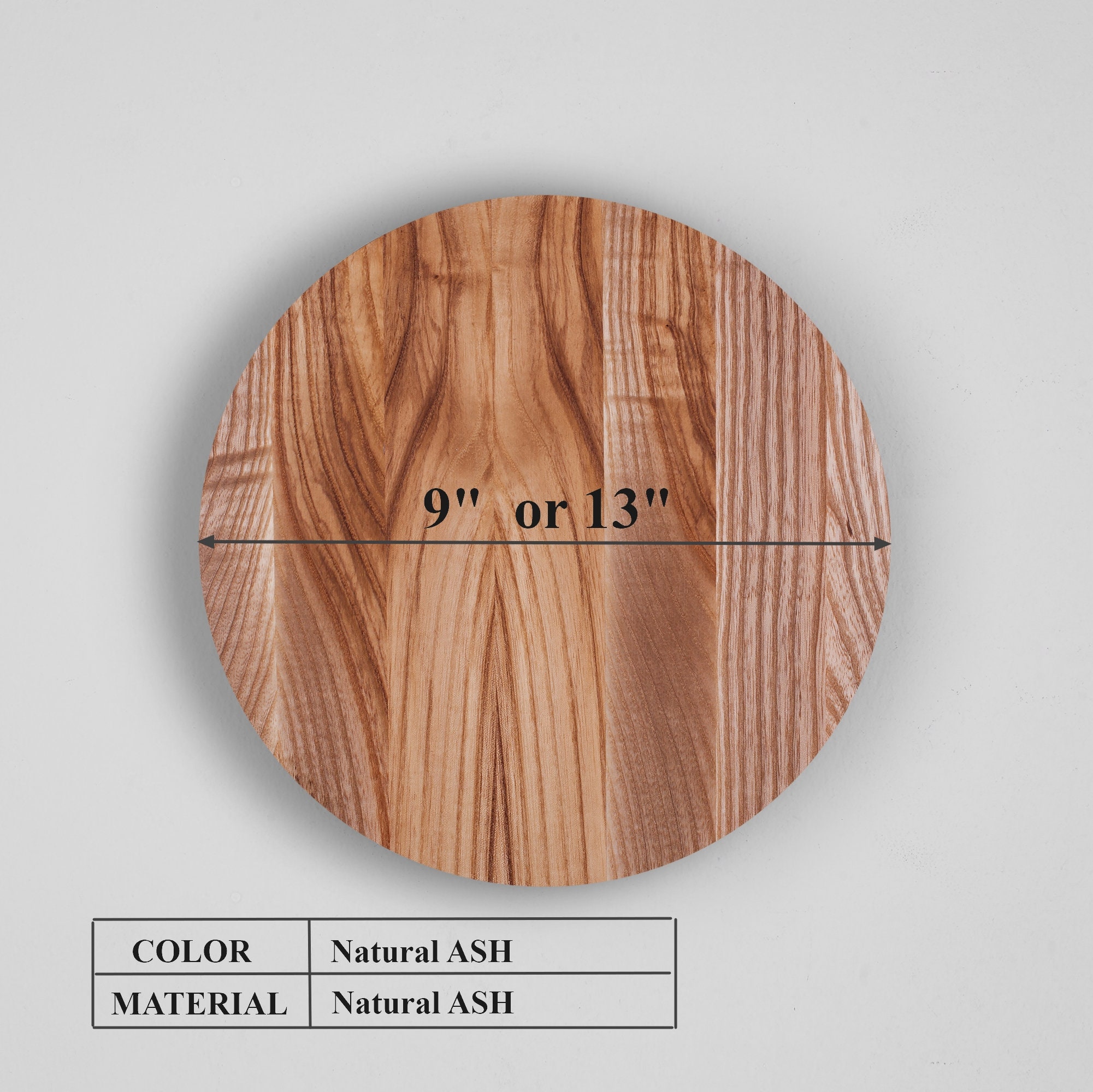 Up Down Light Round Wood Sconce Led Wall Lighting Minimalist - Etsy