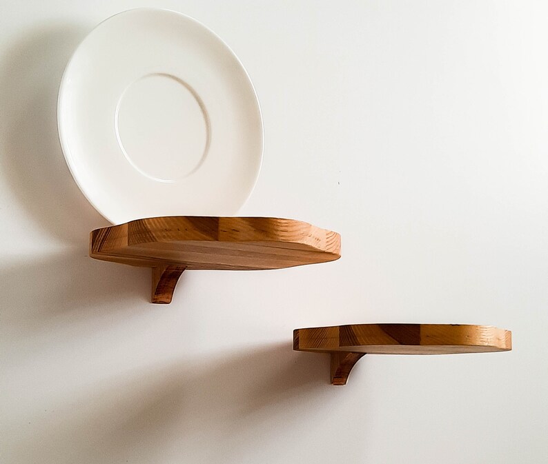 Floating Plant Shelf Wooden Shelves Minimalist Wall Shelf Apartment ...