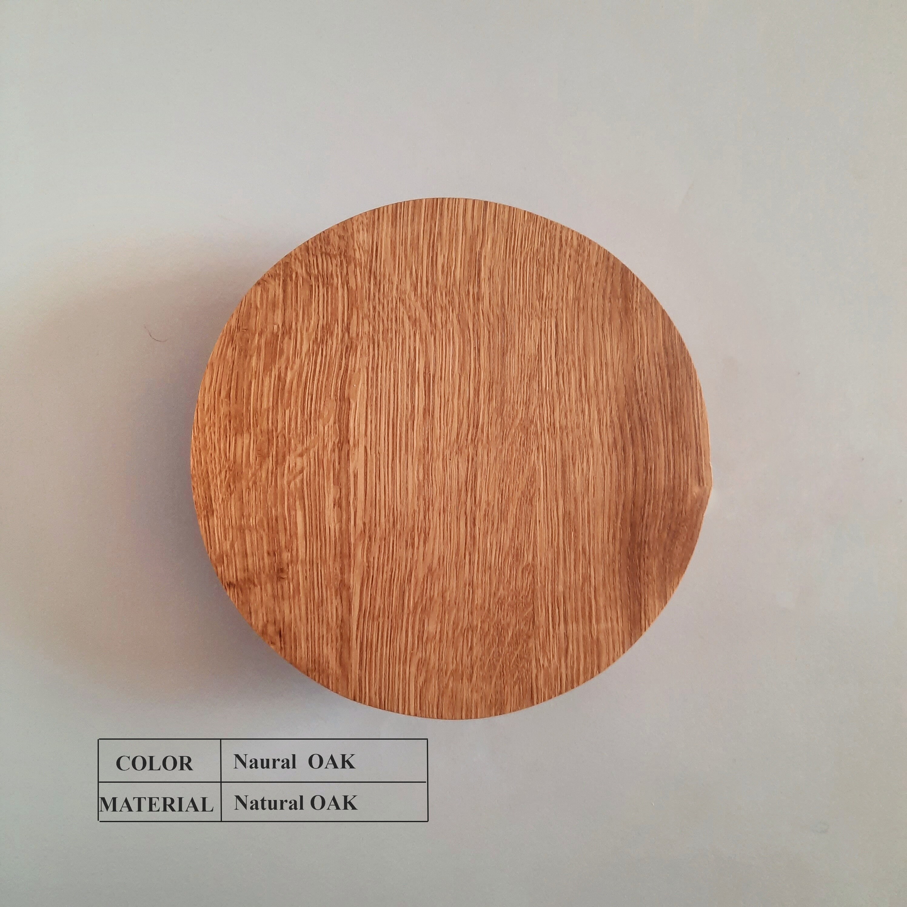 Set 2 Wall Lamp Round Wood Sconce Led Wall Lighting Plug in Wall Sconce ...
