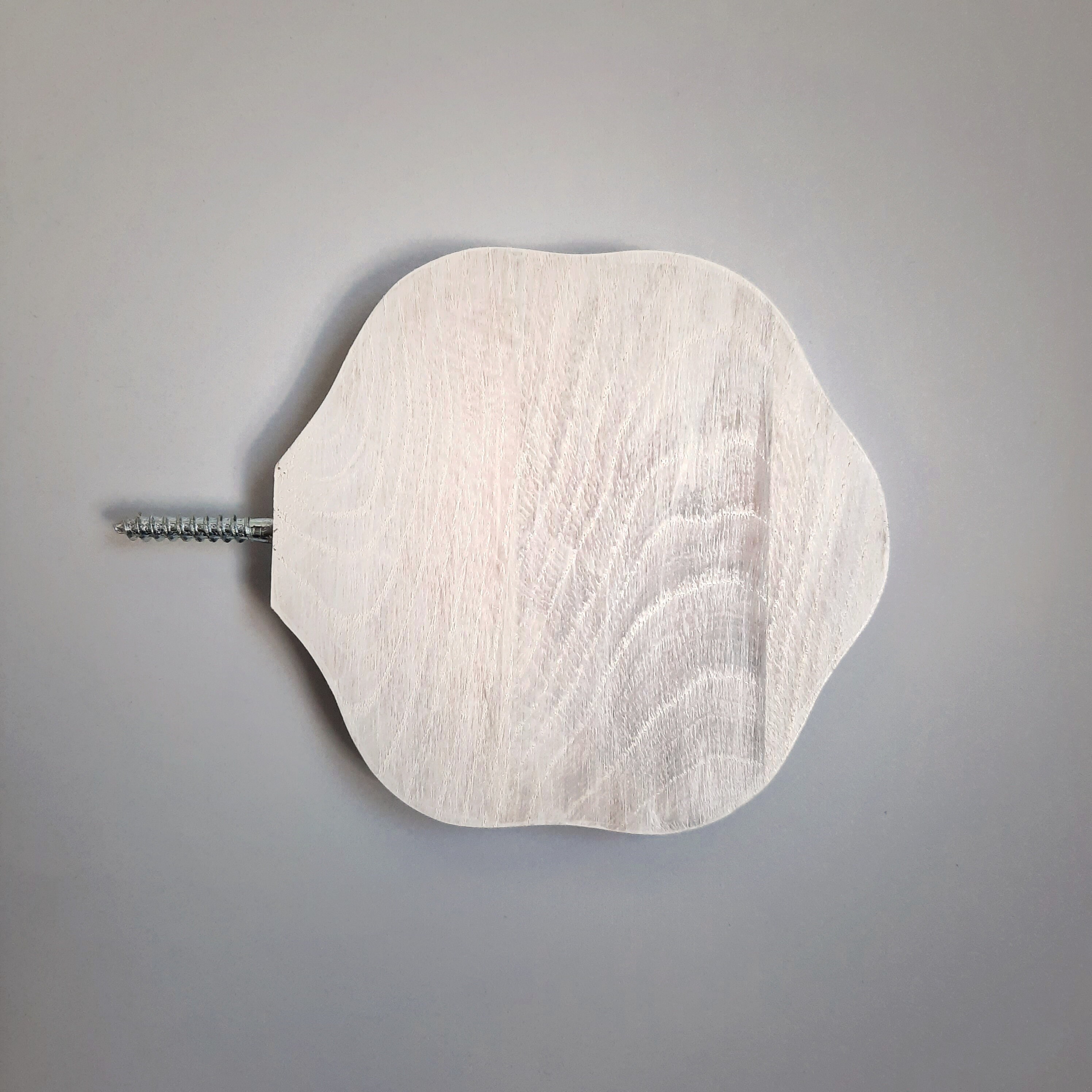 White Wavy Floating Shelf Daisy Wall Plant Shelves Round Plant Stand ...