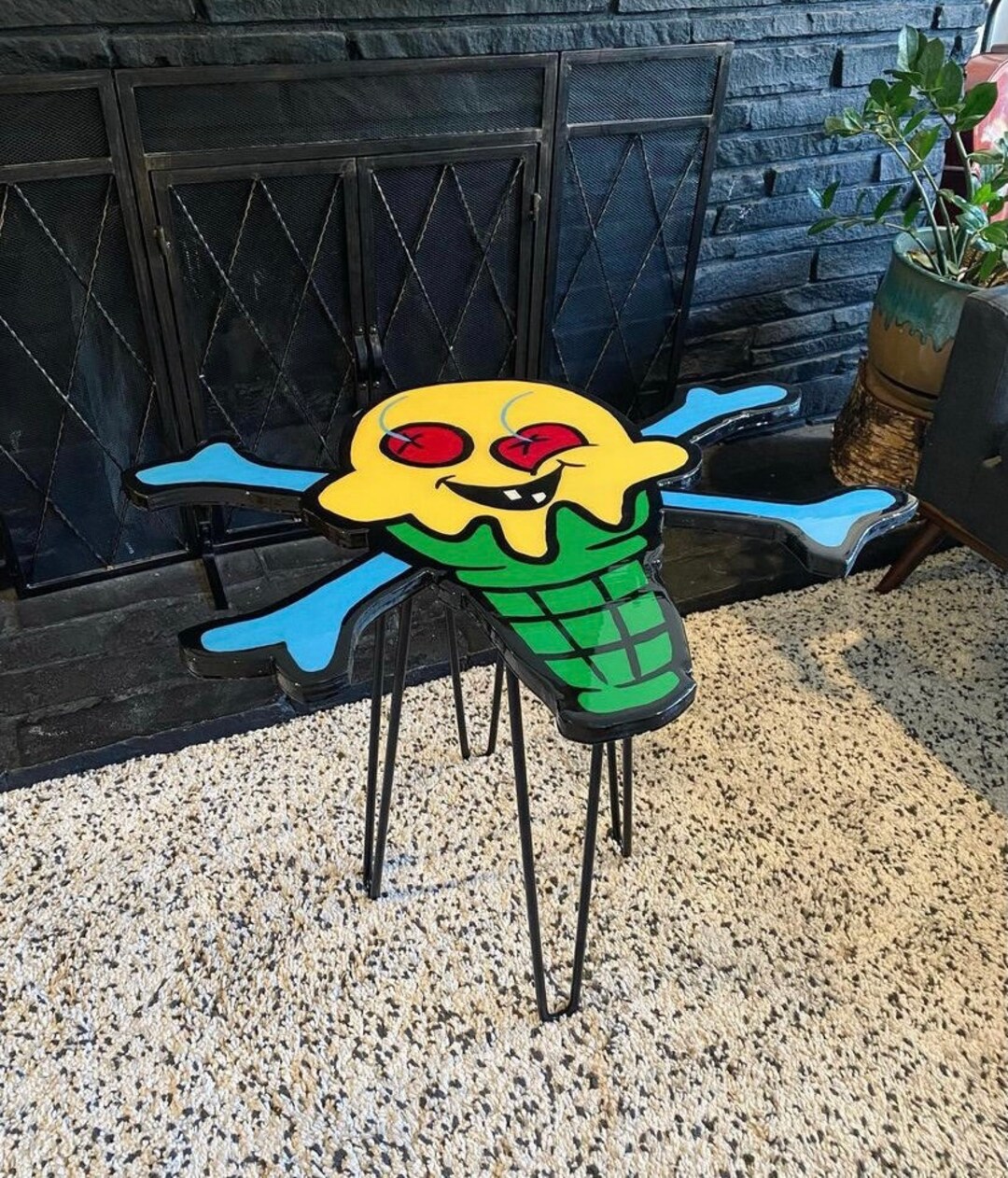 Custom Ice Cream BBC End Table - Etsy