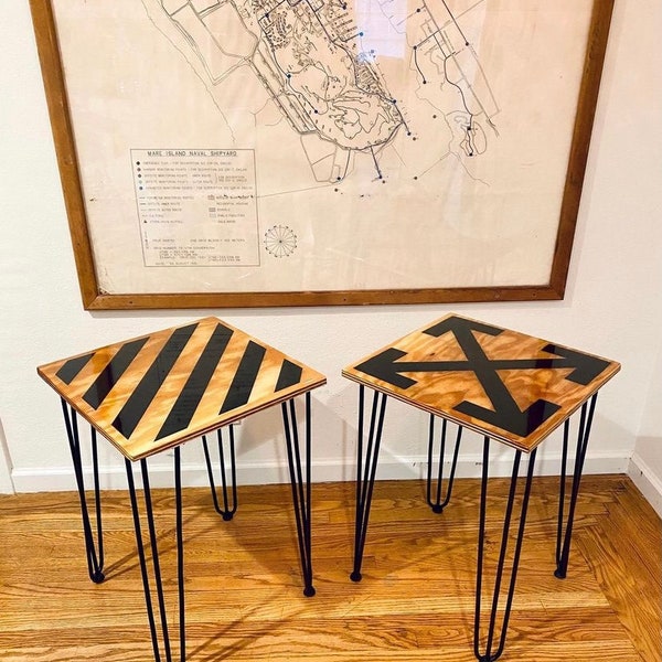 White End Table - Etsy